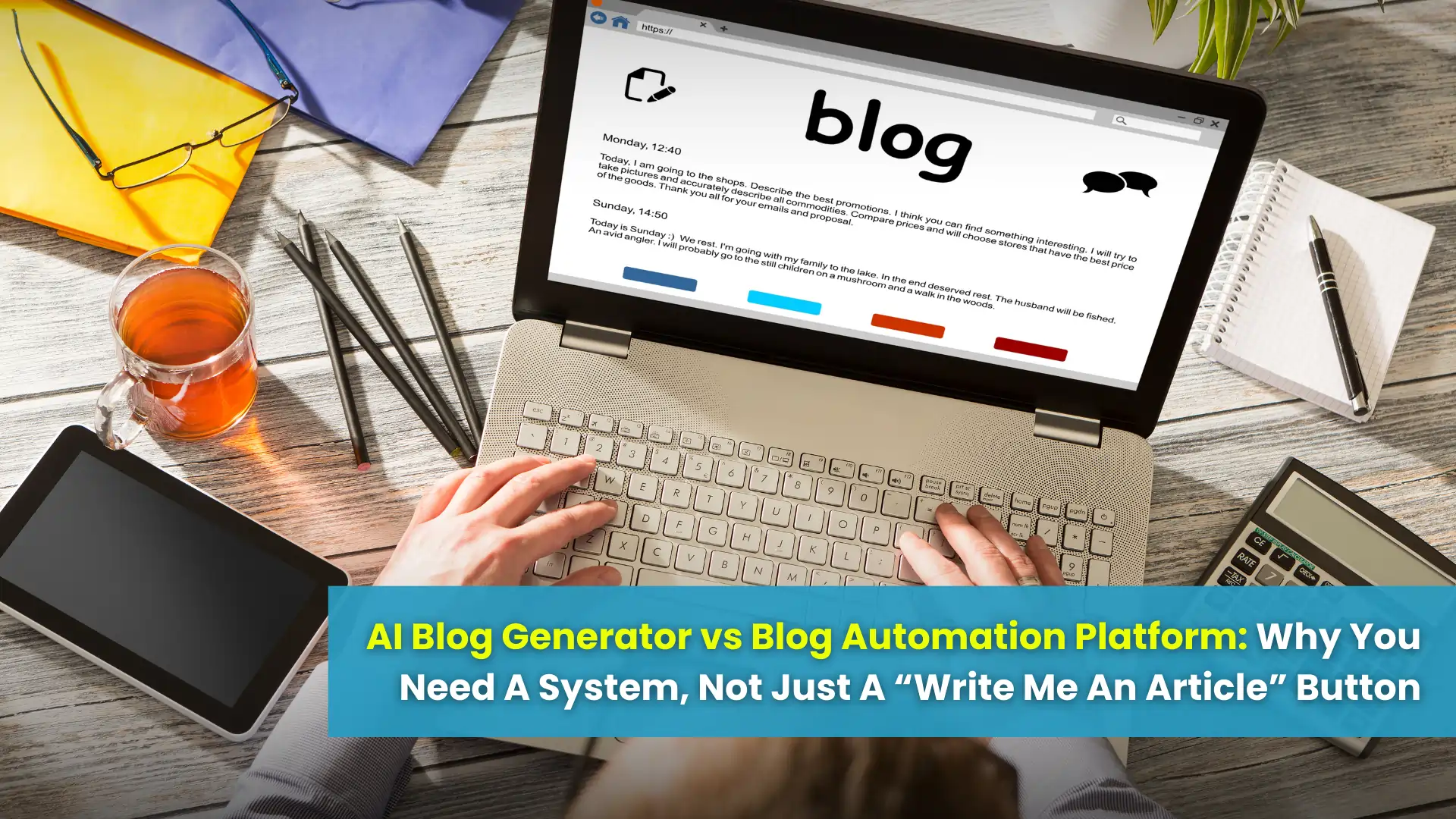 AI Blog Generator vs Blog Automation Platform: Why You Need a System ...